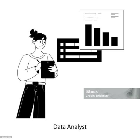 Data Analyst Stock Illustration Download Image Now Analyzing Business Chart Istock