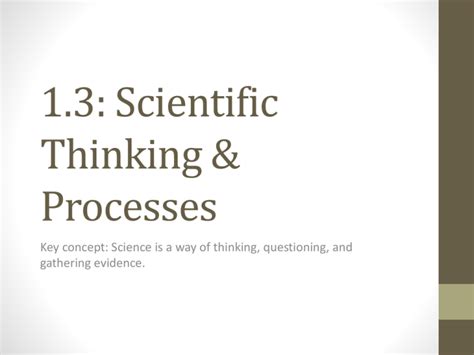 Scientific Thinking And Processes Science Methods Explained