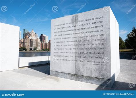 Roosevelt S Four Freedoms At Four Freedoms Park Roosevelt Island