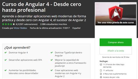 ¡especial 2000 Alumnos En El Curso De Angular 4 Victor Robles