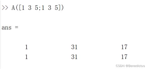 Matlab的矩阵输入matlab矩阵怎么输入 Csdn博客
