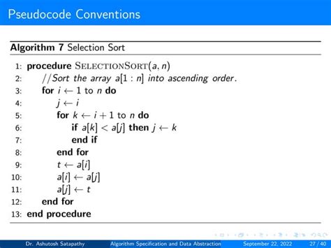 Algorithm Specification And Data Abstraction Pdf