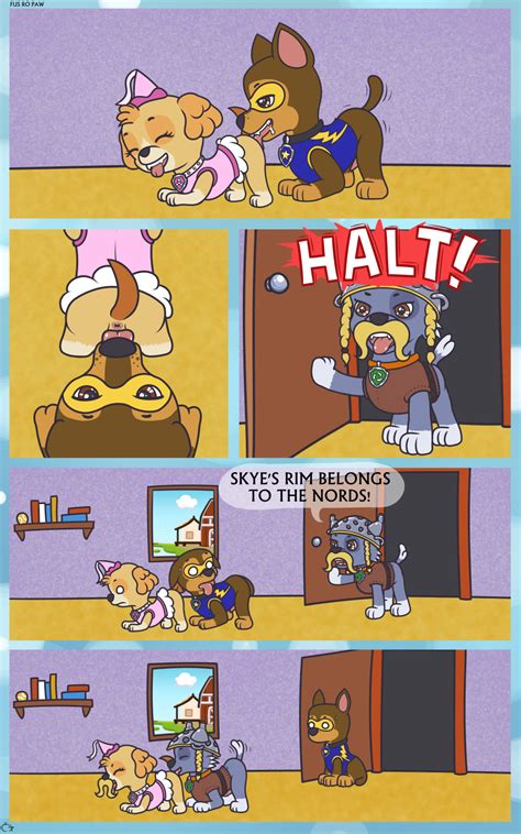 Rule 34 Applestar21 Artist Canine Chase Paw Patrol Cub Feral