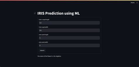Completed Task 1 Predicting Flower Species With Streamlit Kattoju