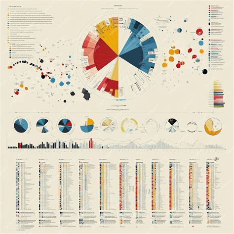 Infographic With A Comparative Analysis Of Statistical Data Premium Ai Generated Image