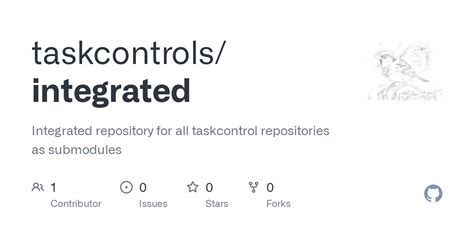 Github Taskcontrolsintegrated Integrated Repository For All Taskcontrol Repositories As