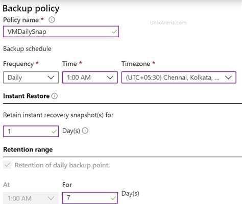 How To Enable Azure Native Backup For Linux And Windows Vm Unixarena