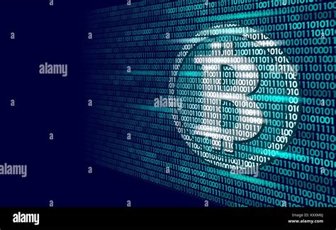 Bitcoin Digital Cryptocurrency Sign Binary Code Number Big Data Information Mining Technology