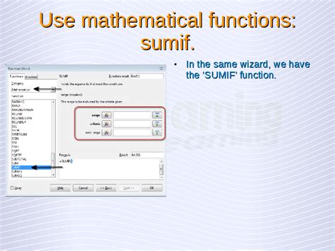 Advanced Spreadsheets Mathematical Functions