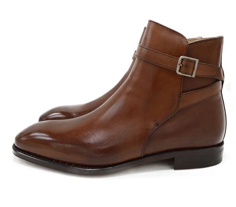 Mens Brown Plain Toe Leather Jodhpur Boots — Brett Rebels Market