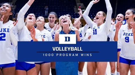 Duke Volleyball Makes History With 1000 Program Wins Youtube