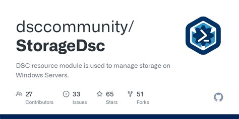 GitHub Dsccommunity StorageDsc DSC Resource Module Is Used To Manage Storage On Windows Servers