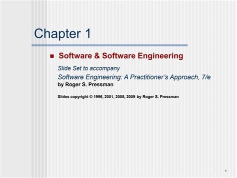chapter 01 software engineering pressman ppt