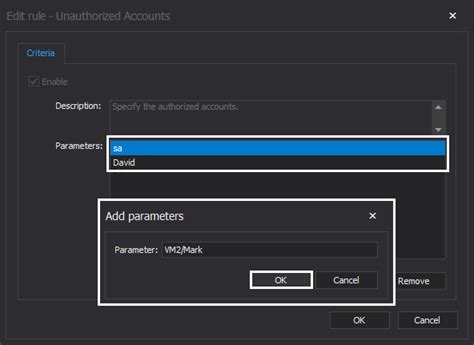 Configure Sql Server Instance Rule Parameters From The Health Check Rule Wizard