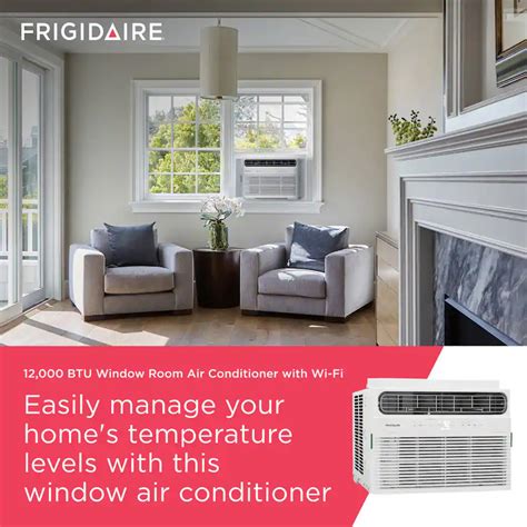 Frigidaire 12000 Btu 550 Sq Ft Smart Window Air Conditioner With
