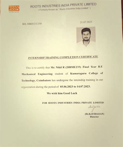 Nikil R On Linkedin Roots Addingvalues Internship