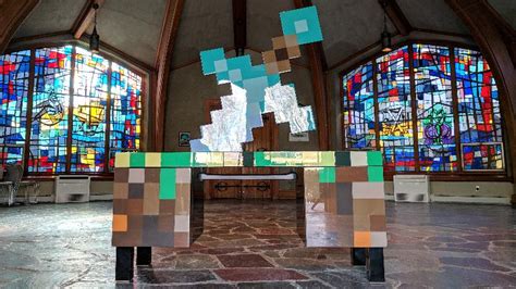 Build A Minecraft Themed Computer Desk Make