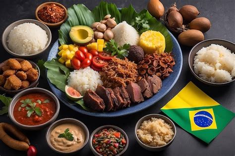 Premium Photo Delicious Brazilian Food Assortment
