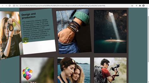 3d Flip Card Hover Effects Css Hover Effects111 Youtube