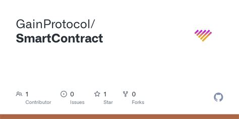 GitHub GainProtocol SmartContract