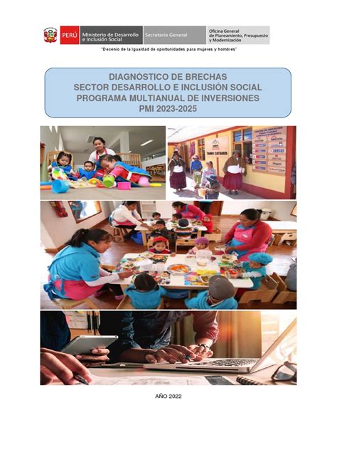Diagnóstico Brechas Desarrollo Social 2022 Pdf Exclusión Social