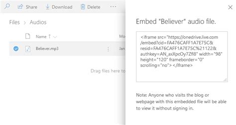 How To Get Direct Or Permanent Link For Onedrive Files • Bydik