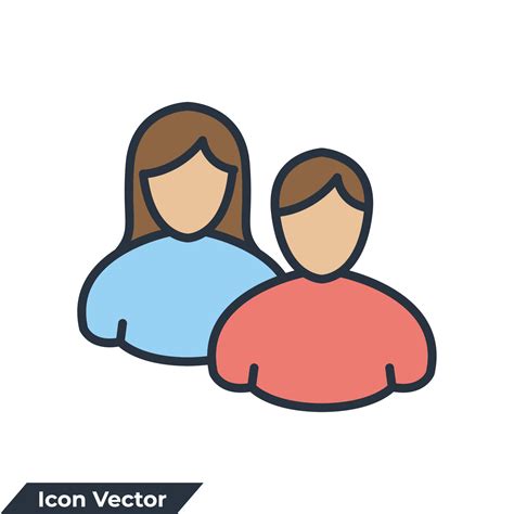 User Group Icon Logo Vector Illustration Customer Symbol Template For Graphic And Web Design