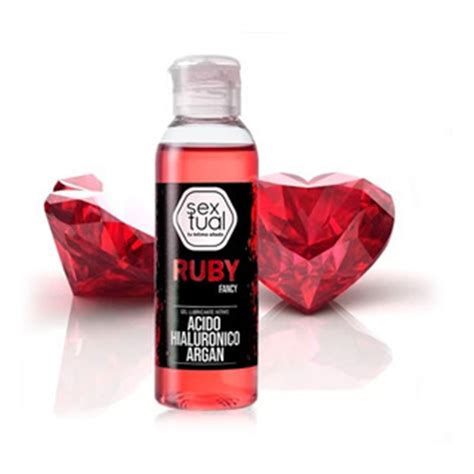 Gel Lubricante Intimo Ruby Acido Hialuronico Y Argan 80 Ml Sextual