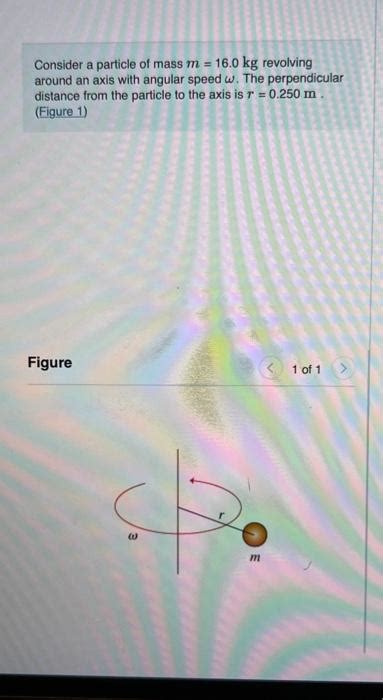 Solved Consider A Particle Of Mass M 16 0 Kg Revolving
