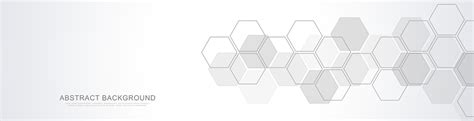 배너 디자인 템플릿입니다 기하학적 모양과 육각형 패턴추상 배경 의학 기술 또는 과학 디자인을위한 벡터 그림 0명에 대한 스톡 벡터 아트 및 기타 이미지 Istock