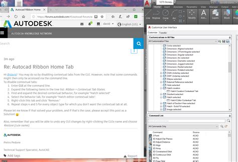 Solved Autocad Ribbon Home Tab Autodesk Community