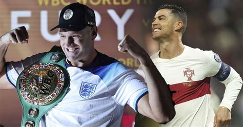 Youre The Greatest Footballer Thats Ever Lived Tyson Fury Hails