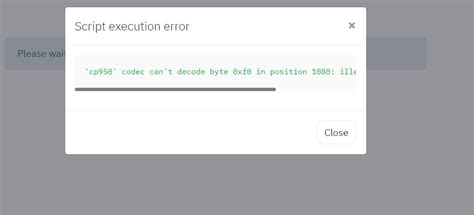 Cp950 Codec Decode Error On Window Machine · Issue 362 · Streamlit