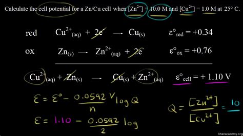 How To Calculate Cell Potential Under Standard Conditions Salma Has