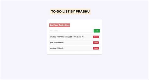 Prabhu Tangella On Linkedin Html Css Javascript Webdevelopment Frontenddevelopment