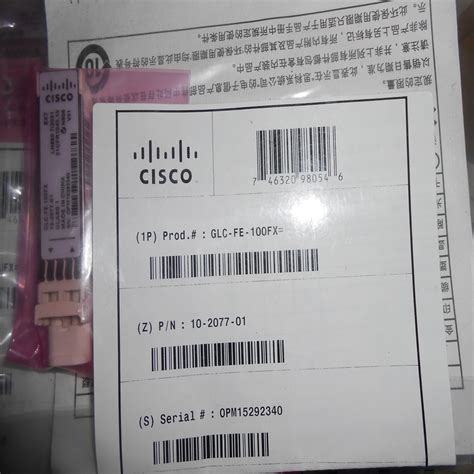 Original New Cisco Module Glc Fe 100fx Cisco SPF Module Glc Fe 100fx Glc Fe 100fx And Cisco