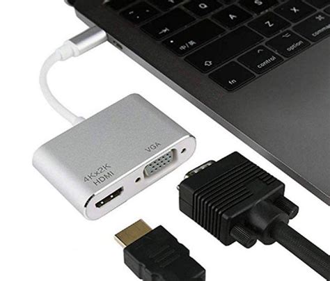 Адаптер 4k Usb Type C Usb 3 1 Hdmi Vga ТВ Multiport монитор тв Svt Id 2306502669 цена
