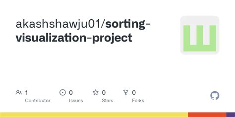 github akashshawju01 sorting visualization project