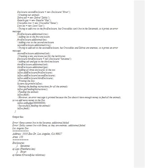 advanced java programming project 2 polymorphism