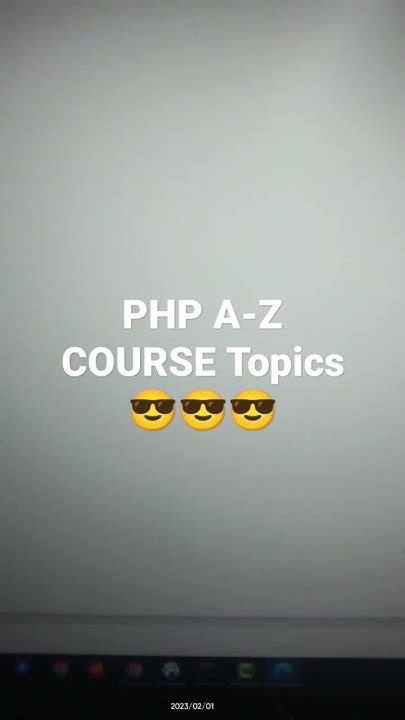 Php Course A Z Topics Shorts Php Phpcourse Add Phptutorials Youtube