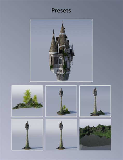 Rapunzel Tower Daz 3d
