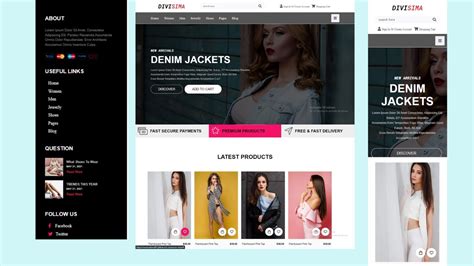 How To Create Responsive E Commerce Website Design Using Html Css