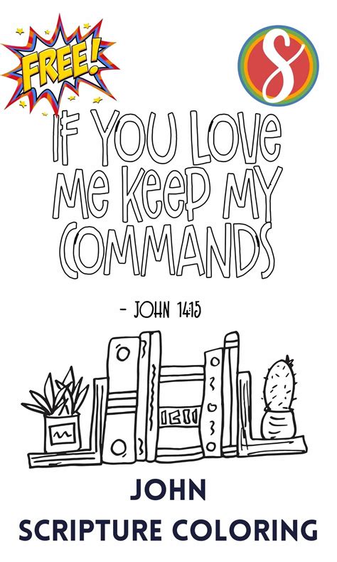 10 Free John Coloring Pages — Stevie Doodles