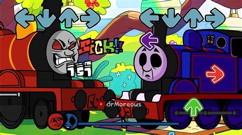 Thomas Railway Vs Thomas Railway Fnf Can Can Cover Youtube
