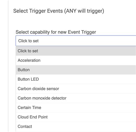 capability button led doesn t trigger at all 📐 rule machine® hubitat