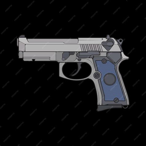 Premium Vector Firearms Vector Style Shooting Gun Weapon Illustration