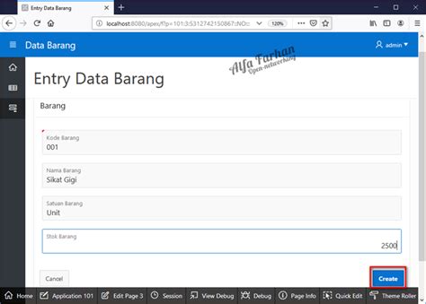 Oracle Apex 6 Query Dan Entry Data Dengan Application Builder ~ Open Networking