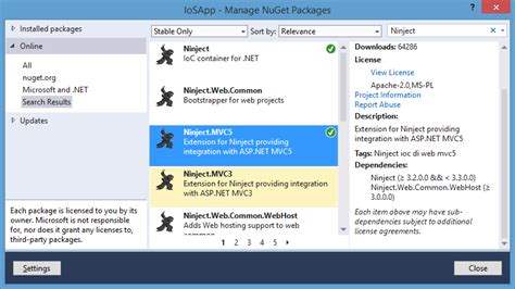 ioc контейнер ninject в asp mvc