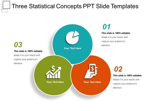 Three Statistical Concepts Ppt Slide Templates Graphics Presentation Background For