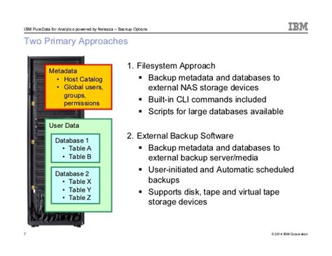 Backup Options For Ibm Puredata For Analytics Powered By Netezza